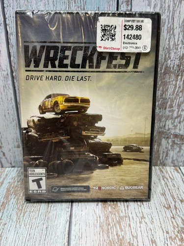 Wreckfest Drive Hard Die Last (PC DVD Game) Computer Brand New Sealed ...