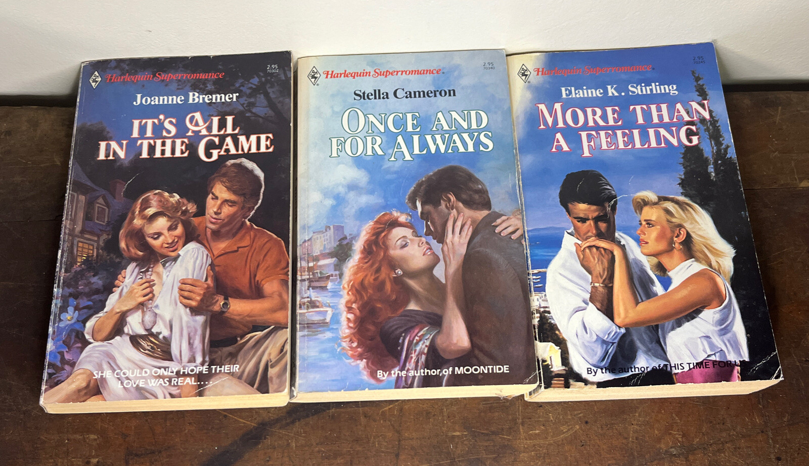 Lot of 3 Vintage Harlequin Romance Novels 302, 340, 345 - 1988/1989 | eBay