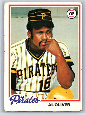 1978 Topps #430 Al Oliver EX Pittsburgh Pirates | eBay
