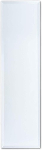 12" x 48" Frameless Full-Length Rectangle Mirror | 1" Beveled Edge ...