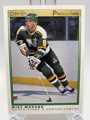 1990-91 O-Pee-Chee Premier #74 Mike Modano ROOKIE | eBay