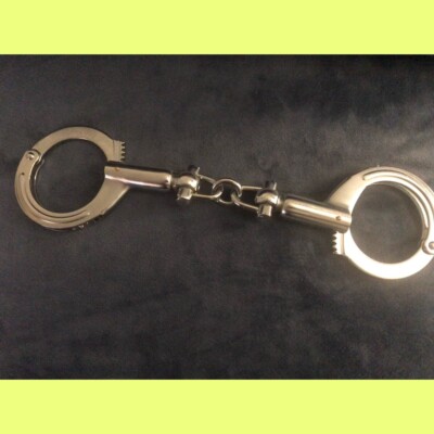 Vintage Design Heavy Duty Handcuffs 2 Keys w/ Unique Concealed Locking ...
