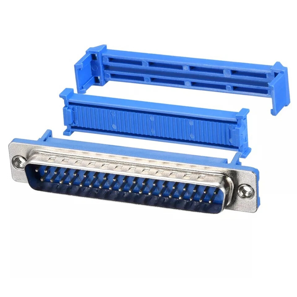 IDC D-Sub Ribbon Cable Connector 37-pin Male IDC Crimp Port for Ribbon ...