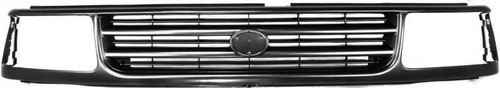 New Grille For 1993-1998 Toyota T100 w/ Emblem Headlight Holes Gray ...