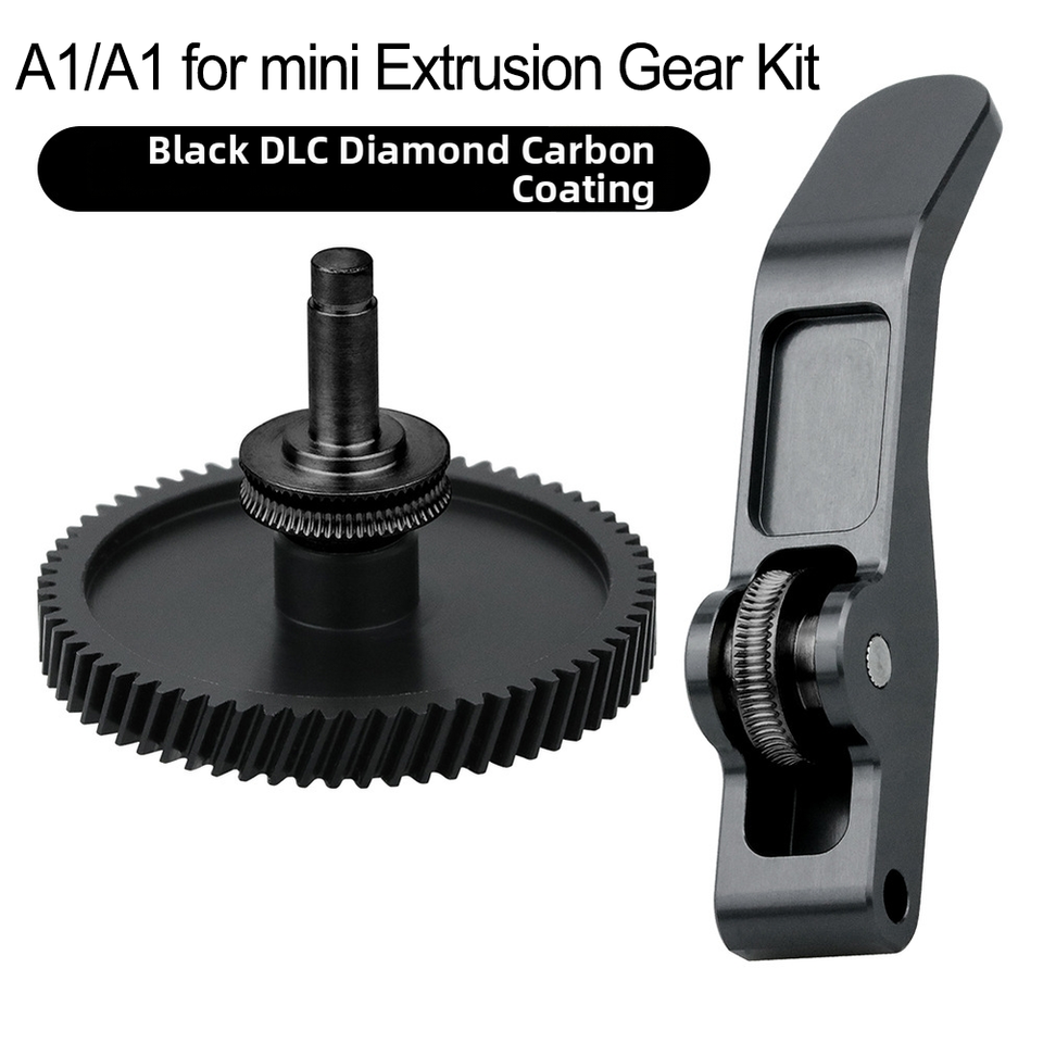 Extended Service Life Gear for Bambulab A1 A1 For mini Hardened Steel ...