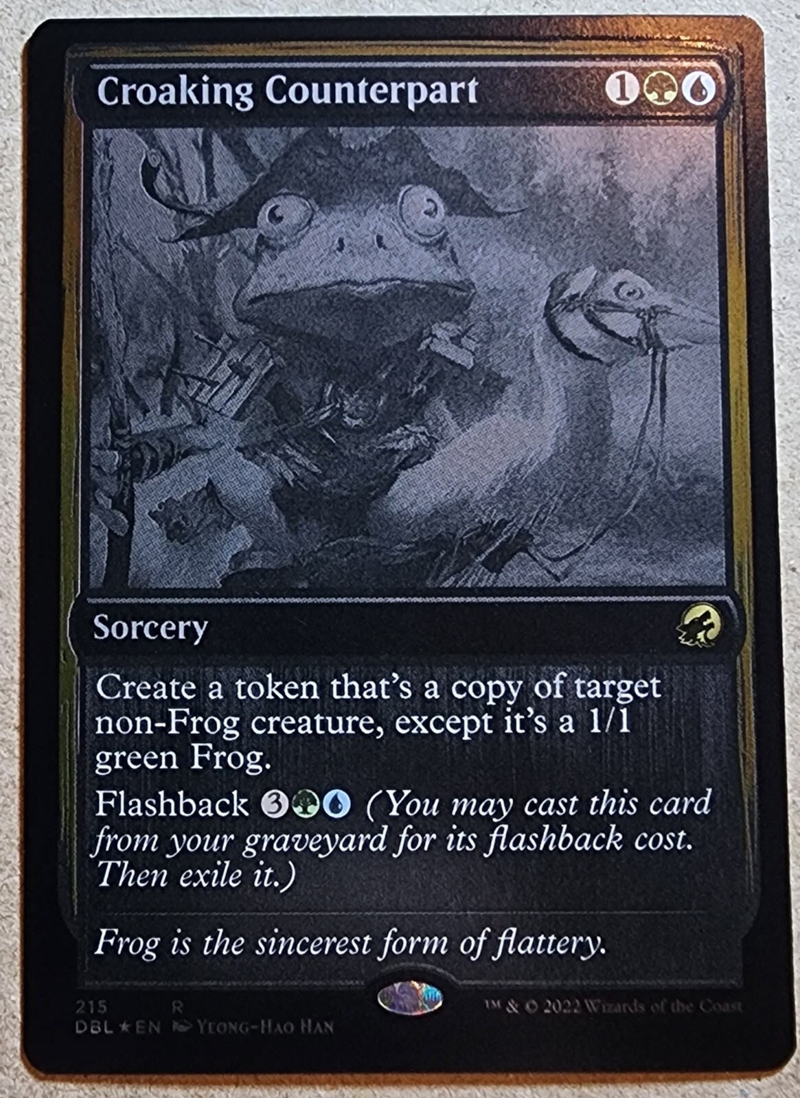 Croaking Counterpart - FOIL Innistrad : Double Feature #215 DBL - Mtg ...