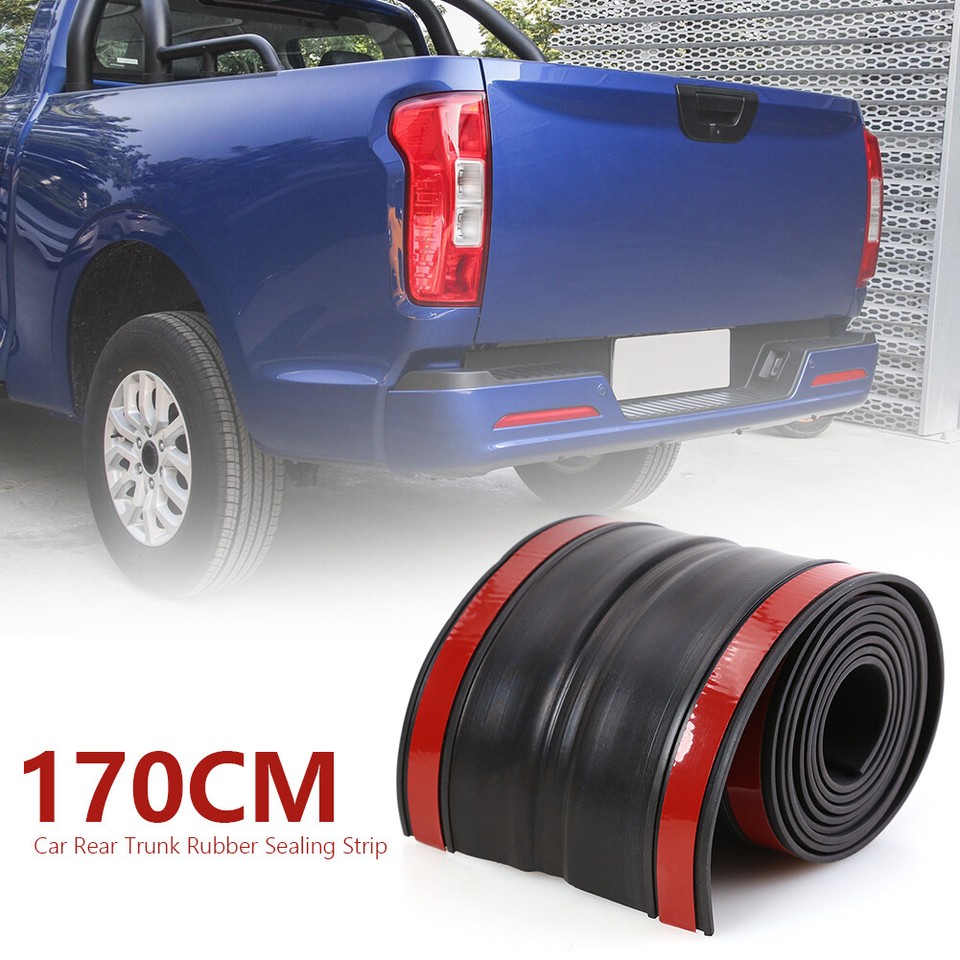 67x4 inch Rubber Truck Bed Tailgate Cover Filler Seal Shield Cap ...