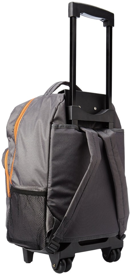 Rockland Double Handle Rolling Backpack Charcoal 17-Inch | eBay