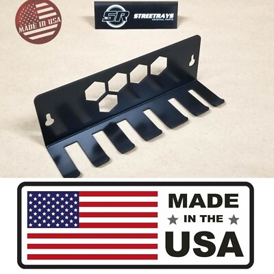 [SR] Heavy Duty Steel Pry bar Holder Storage Rack for 6 Slot Prybar (10 ...