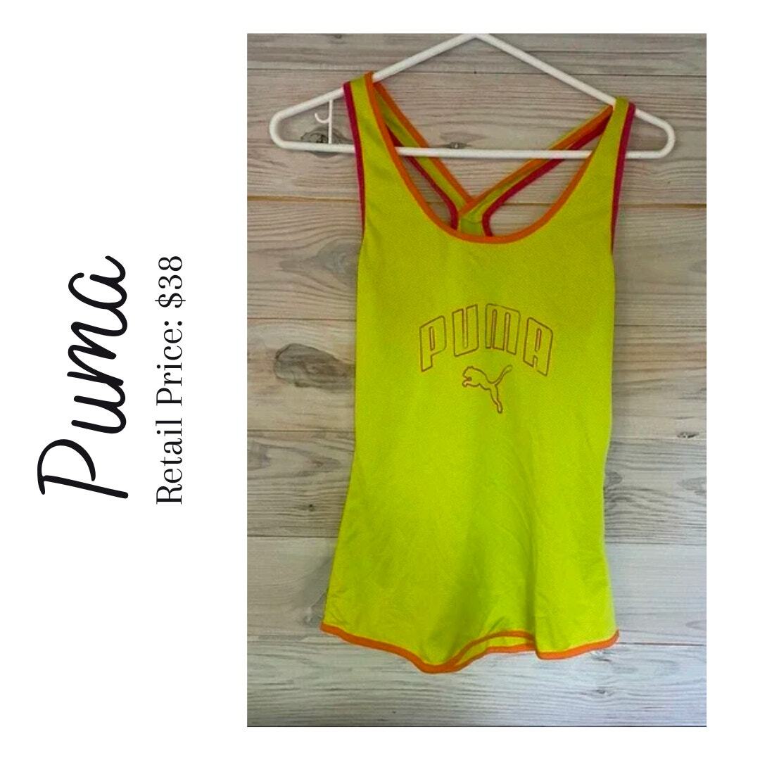 Neon Puma Perfect Runners Tank - Gem