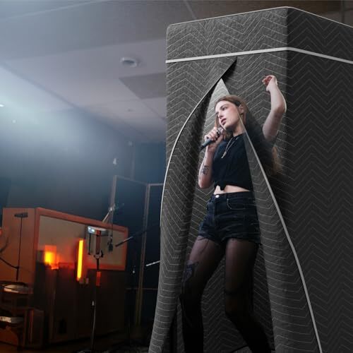 Portable Recording Booth Complete Home Recording Studio Soundproof ...