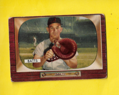 1955 Bowman Matt Batts #161 Baltimore Orioles GOOD FREE SHIPPING | eBay