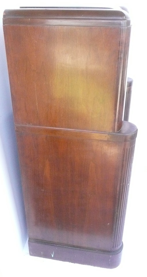 art deco masterpiece ZENITH "CORD-inspired" 12S370 RADIO CABINET ...