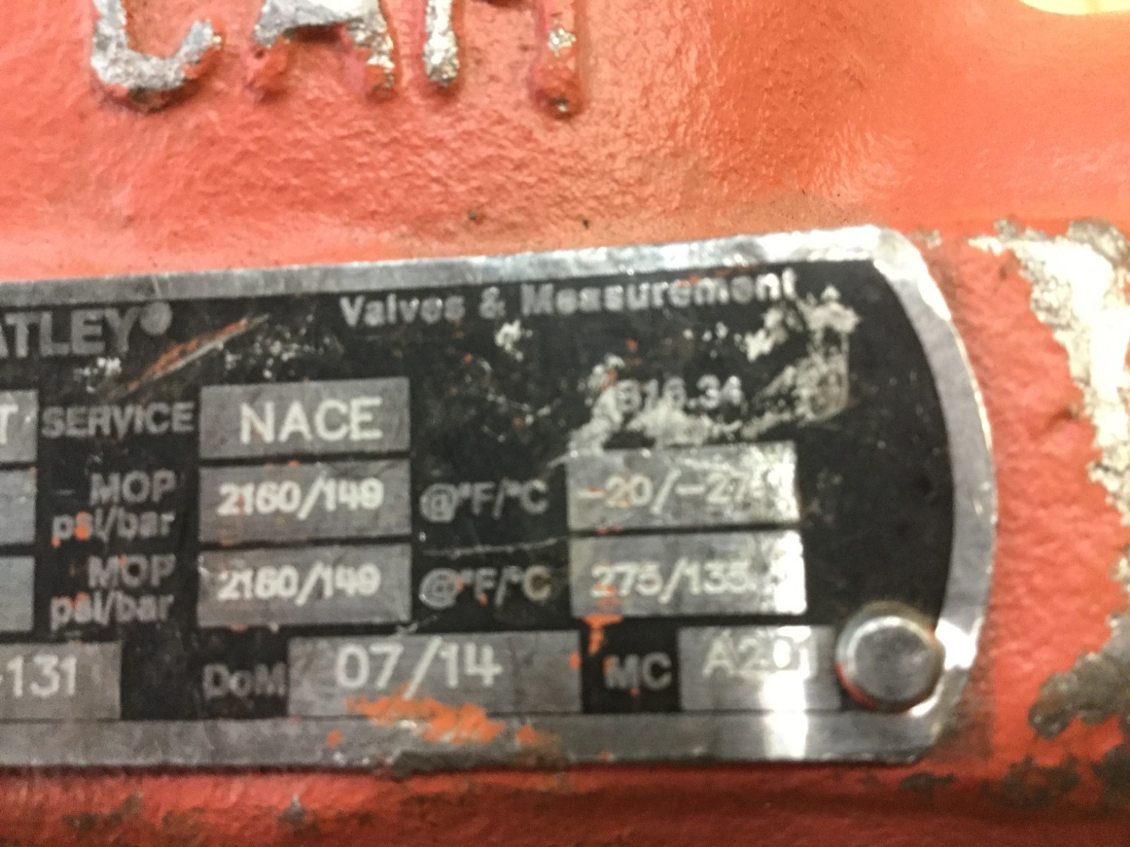 Swing Check Valve Cameron Wheatley 2" NPT Thread 2160 MOP 9D-822-023216 ...