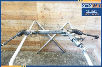 04-10 BMW E60 E63 E64 FRONT LOWER POWER STEERING GEAR BOX RACK AND ...