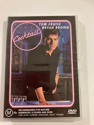 COCKTAIL dvd Classic Tom cruise Movie region 4 brand new and sealed ...