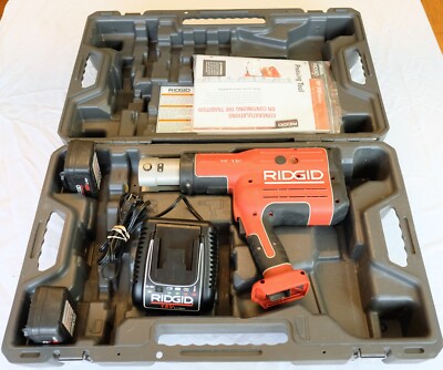 Ridgid RP330 Propress Crimper Tool w/ Case & 2 Batteries - NO DIES ...