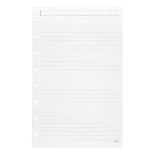 TUL Custom Note-Taking System Discbound Refill Pages, Junior Size, 50 ...
