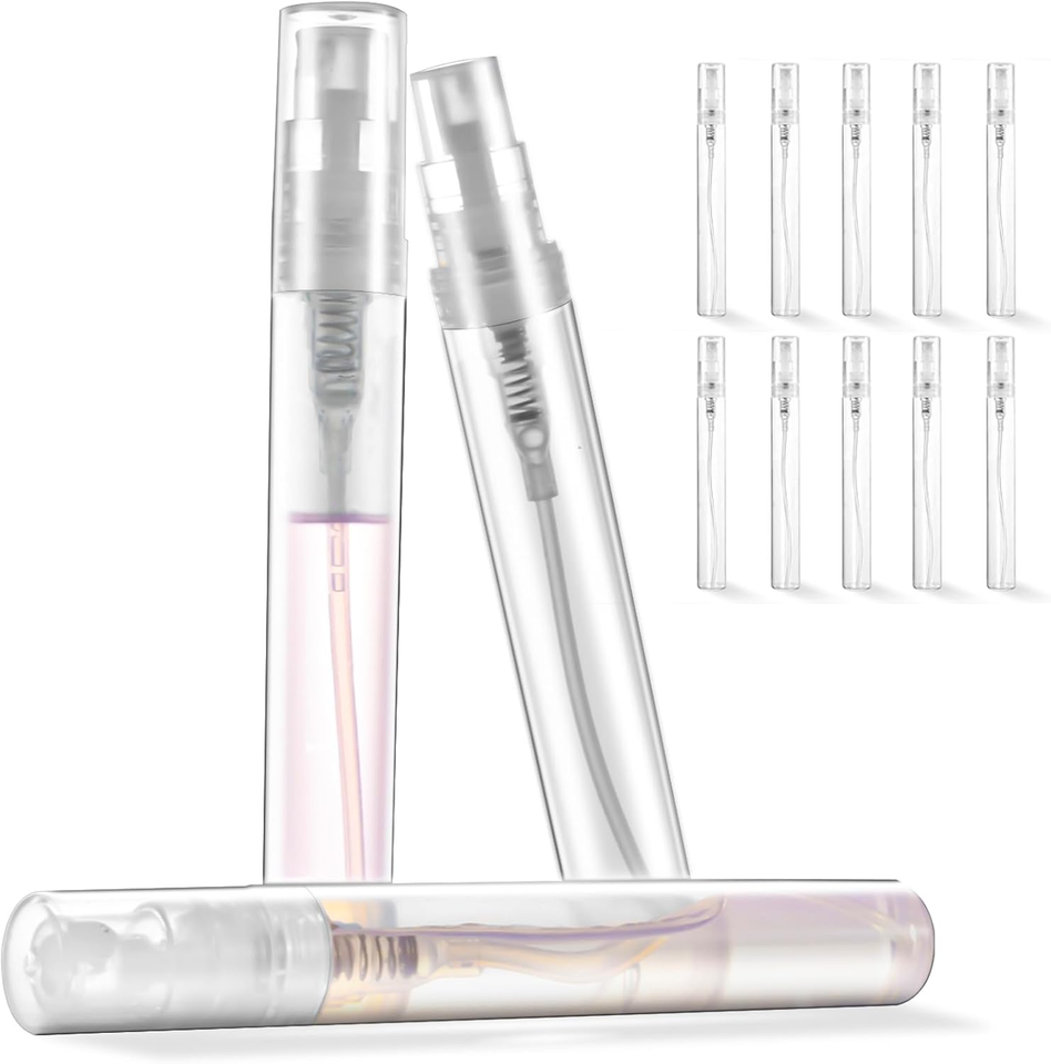 Mini Perfume Sample Bottles, 10 Pack 5 Ml Plastic Small Perfume Spray ...