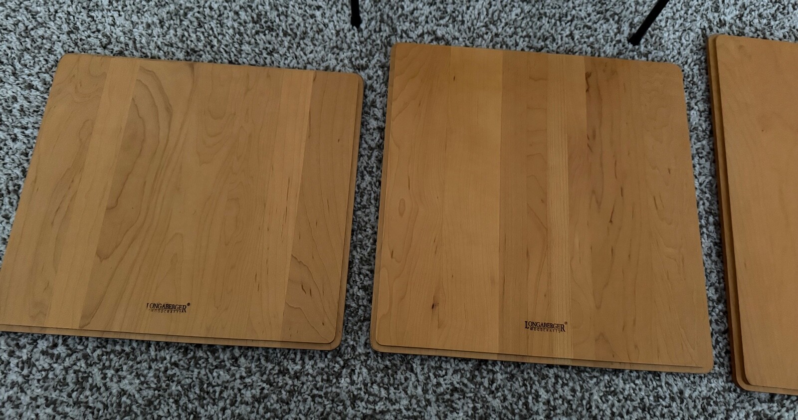 Longaberger Wrought Iron 3-tier Bin Basket Stand Rack 34" with shelves ...