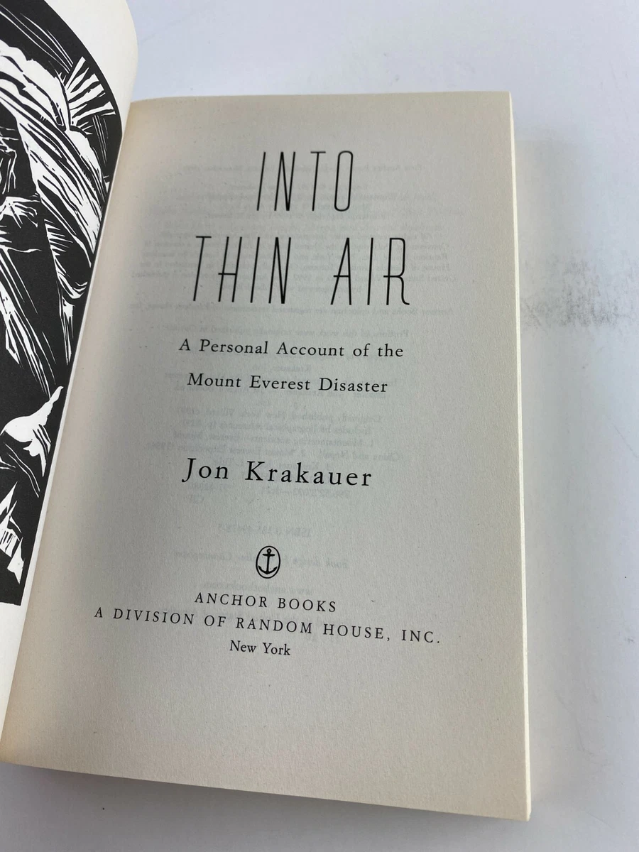 Jon Krakauer Everest