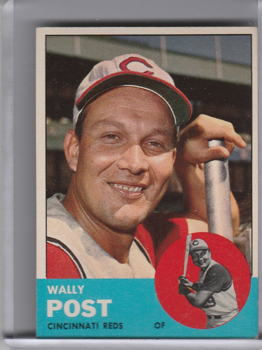 1963 TOPPS #462 WALLY POST CINCINNATI REDS 4248 | eBay