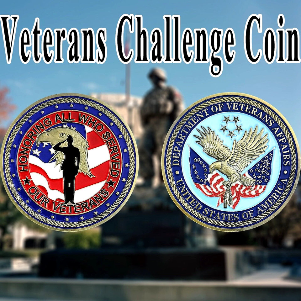 Veteran Affairs Commemorative Coin Thank You Veteran Military Challenge ...