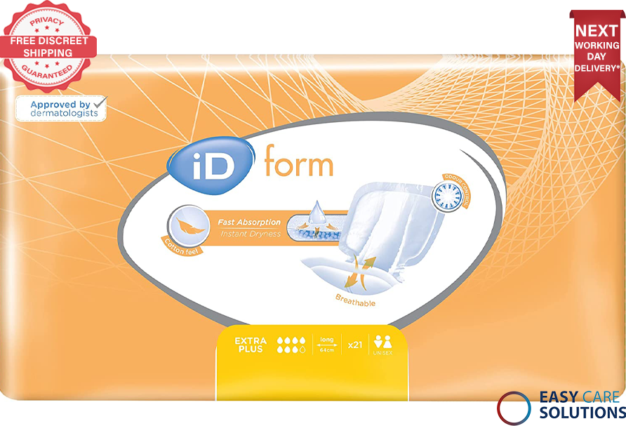 iD Expert Form Extra Plus - Size 2 - Incontinence Pads - Pack of 21 | eBay