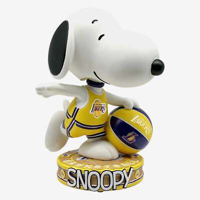 Snoopy Los Angeles Lakers Peanuts Bighead Bobblehead NBA Basketball | eBay