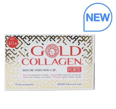 Gold Collagen Forte Supplement Age 40+ Minerva 10 Day Program Skin Care ...