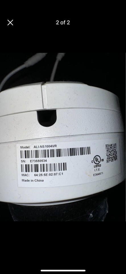 Alibi Network Dome Security Camera Outdoor ALI-NS1004VR | eBay