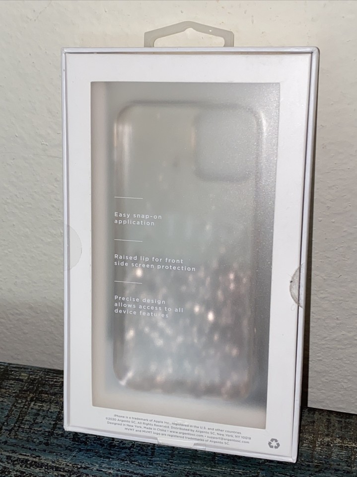 MVMT GLITZ Case iPhone 12 Pro Protective Snap On 6.1" Rose Gold Glitter ...