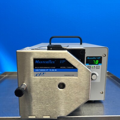 Cole-Parmer 77410-10 MasterFlex I/P Drive w/ 77600-62 Pump Head Tubing 70-88-89 | eBay