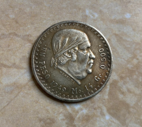 MEXICO 1 Peso 1949 Cacheton José María Morelos | eBay