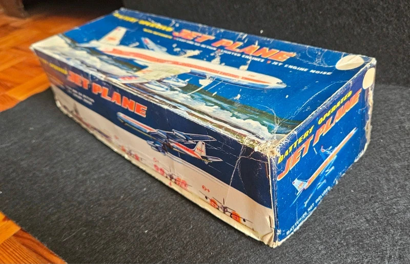 Marx Jet Tin Toy Plane TWA N791TW Battery Op. Japan 1960s | eBay UK
