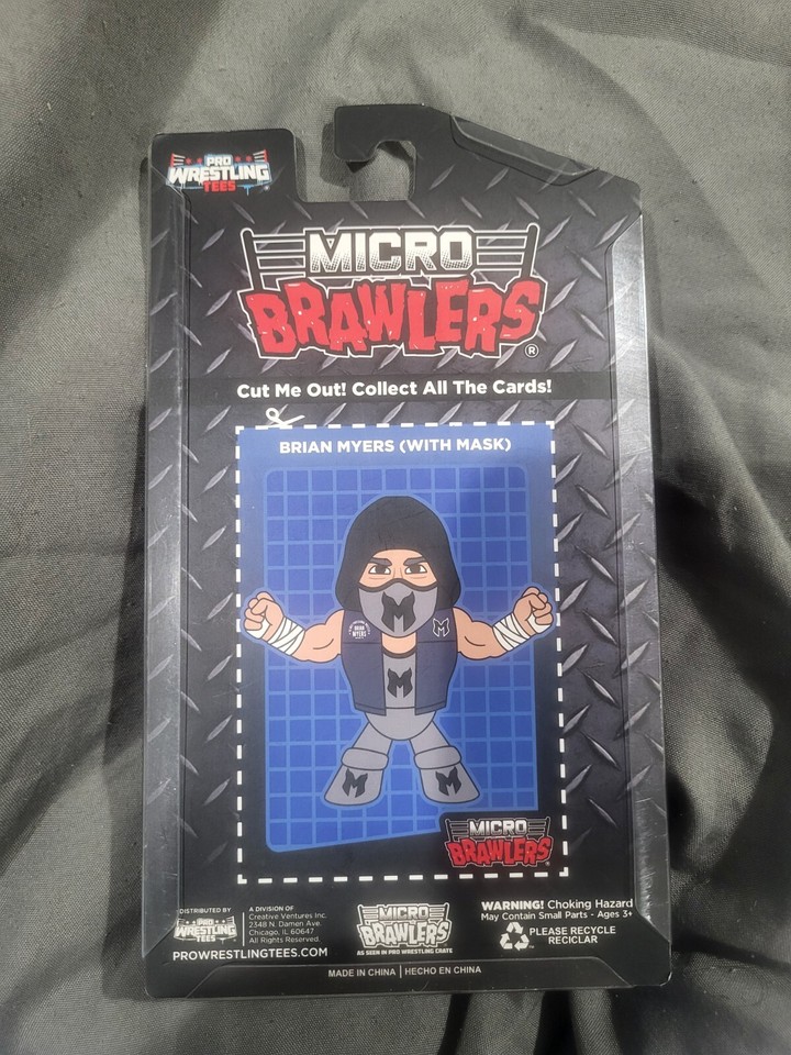 Brian Myers With Mask Limited Edition Micro Brawler New In Package | eBay