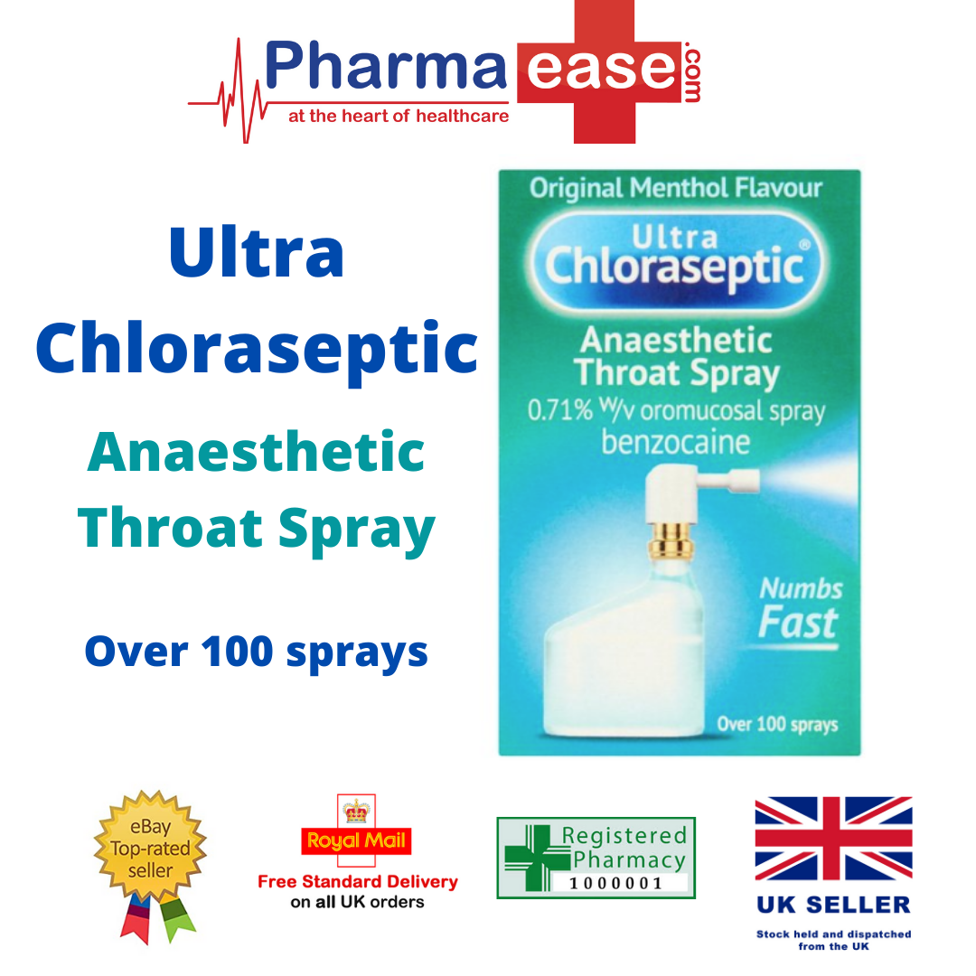 Ultra Chloraseptic Original Menthol Flavour Anaesthetic Throat Spray ...