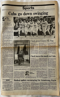 Chicago Tribune Sports section, Tuesday, October 10, 1989 | eBay