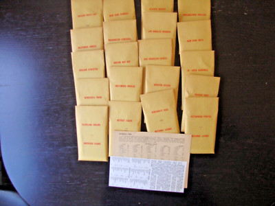 SUPER CLEAN! APBA BASEBALL ORIGINAL & COMPLETE 1968 SEASON PLAYER CARDS ...