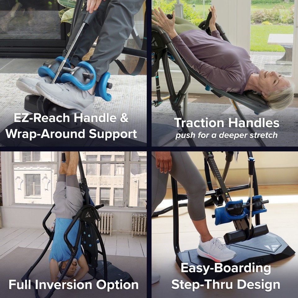 Teeter FitSpine LX9 Inversion Table, Deluxe Easy-to-Reach Ankle Lock | eBay