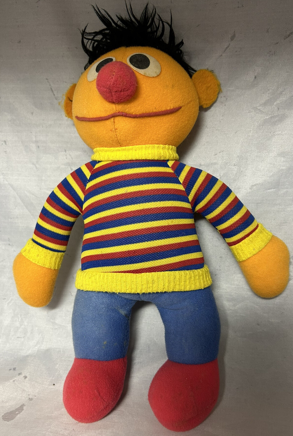 Vintage 11" Sesame Street Plush Toy - Ernie - Gem