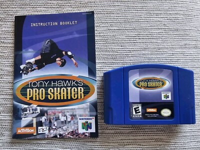 Tony Hawk's Pro Skater Nintendo 64 N64 Game 602451767039| eBay