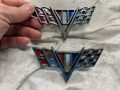 3840318 1964-1967 Camaro, Nova, Impala V flag emblems 64-67 Chevy | eBay