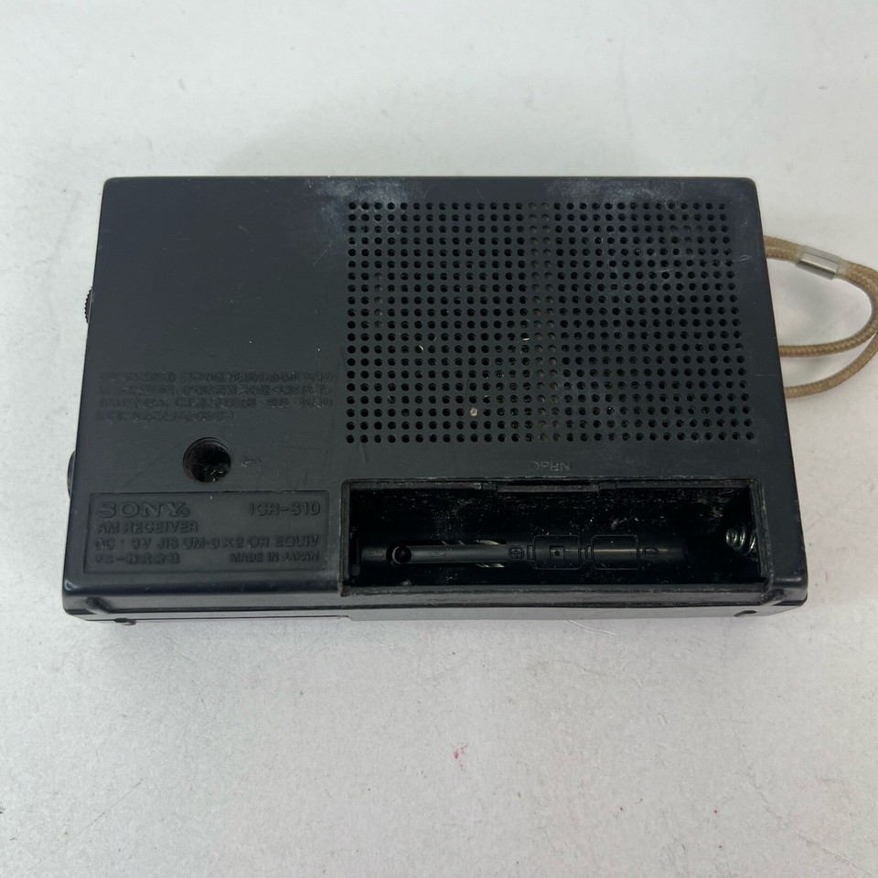 SONY ICR-S10(R) Red AM Compactradio Pocket Transistor Japan Vintage ...