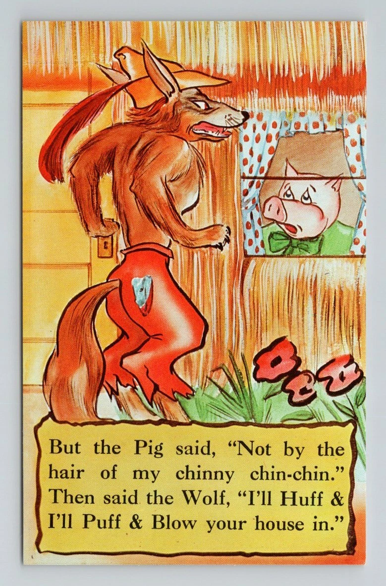 Big Bad Wolf Three Little Pigs