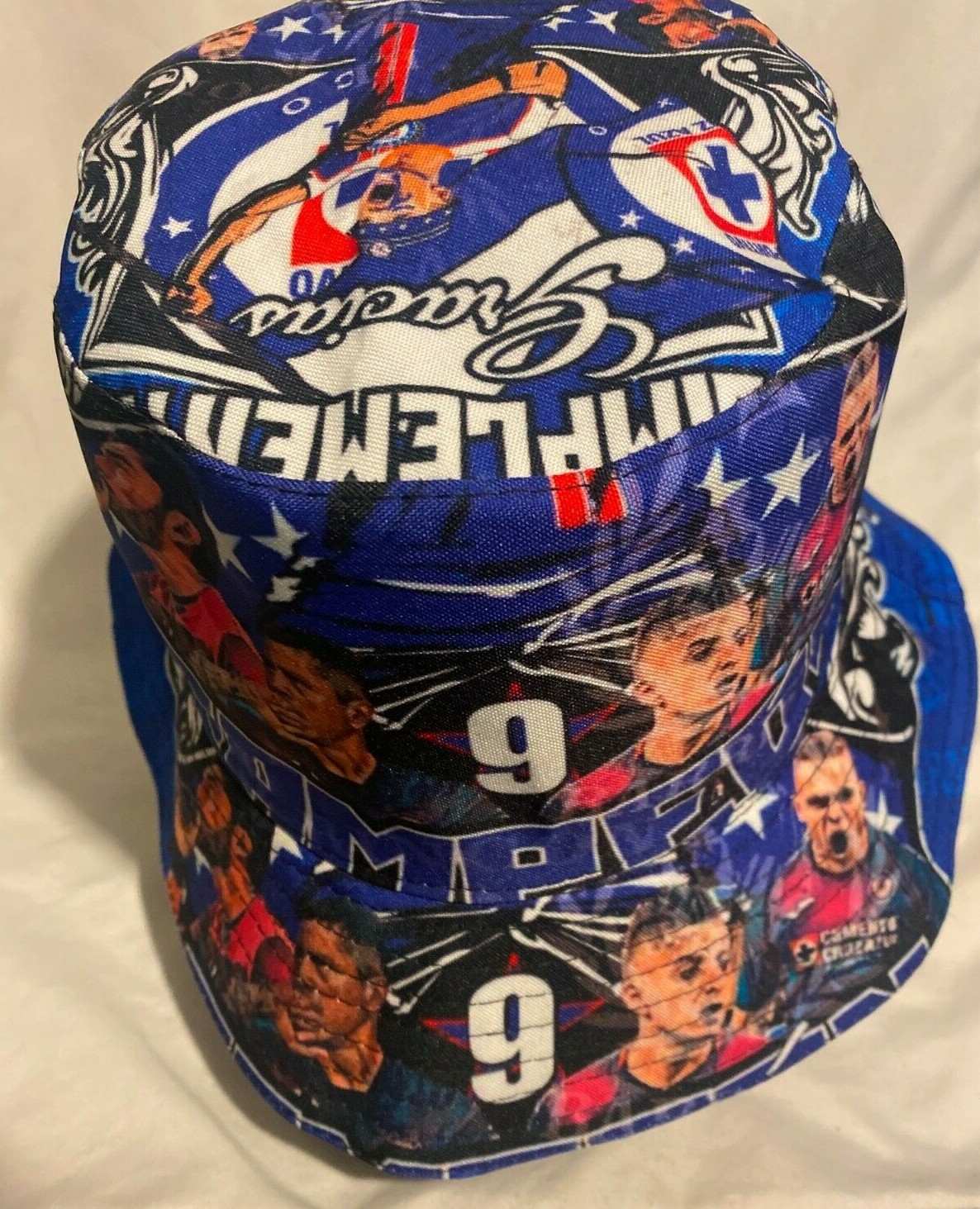 Deportivo Cruz Azul Bucket Hat De Campeon LLego La 9na CAMPEON 2021 7.5 ...