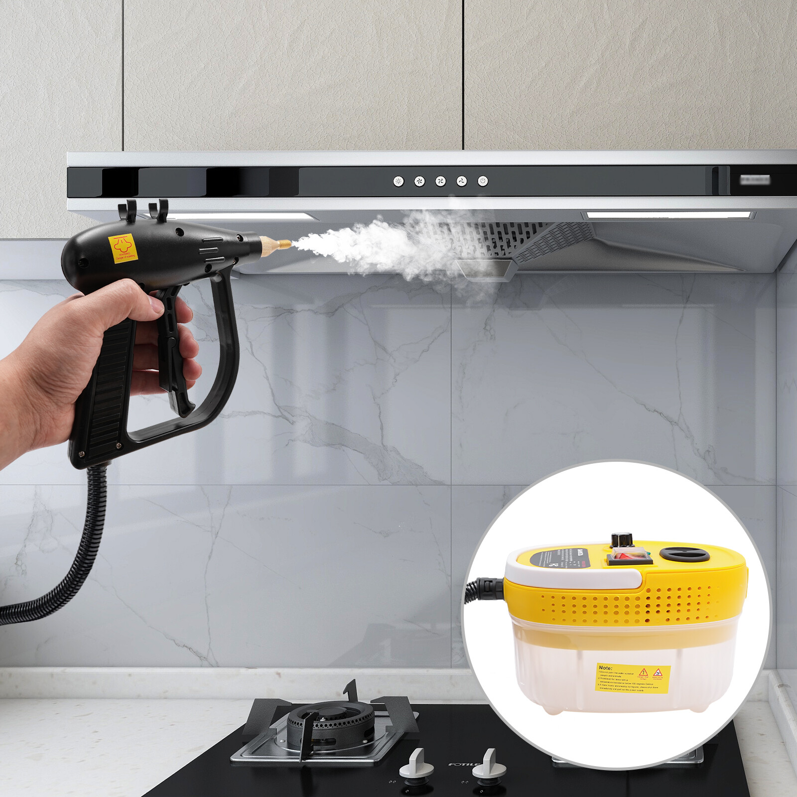 2500W Car Steamer for Auto Detailing High Pressure Handheld Steam ...