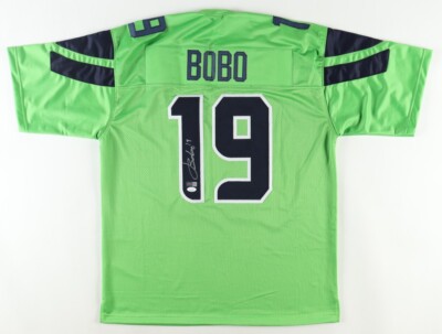 Jake Bobo Signed Seattle Seahawks Color Rush Green Jersey (JSA) Ex-UCLA ...
