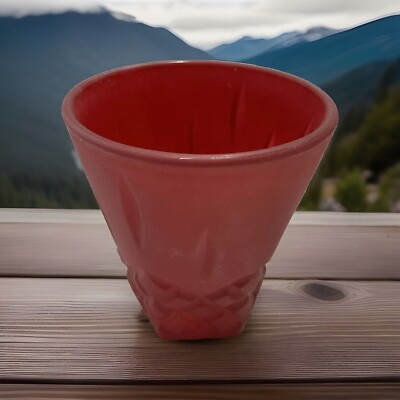 Vintage Godinger Frosted Ruby Dublin Drinking Red Glass High Ball ...