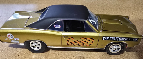 ACME 1/18 1966 PONTIAC GTO CAR CRAFT TEST CAR A1801228 1 OF 300 LIMITED ...
